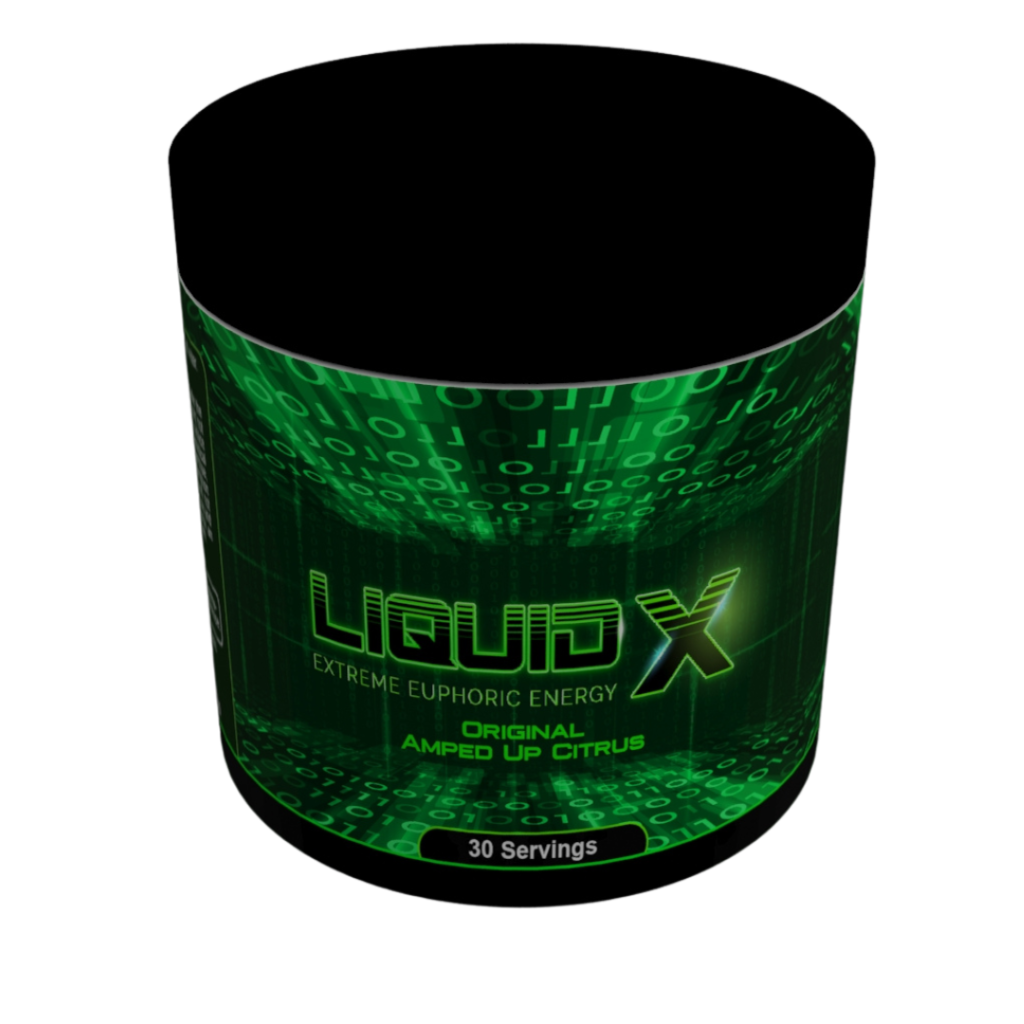 Liquid X - "Amped-Up Citrus": Just-A-Tub - Drink Liquid X!